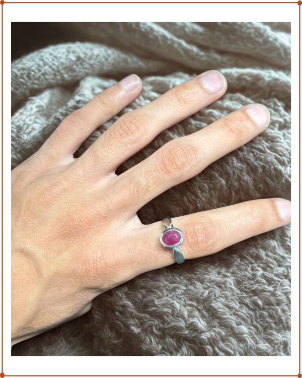 Ruby Ring in 925 Sterling Silver | Size 8 US | Natural Ruby – Javaharat