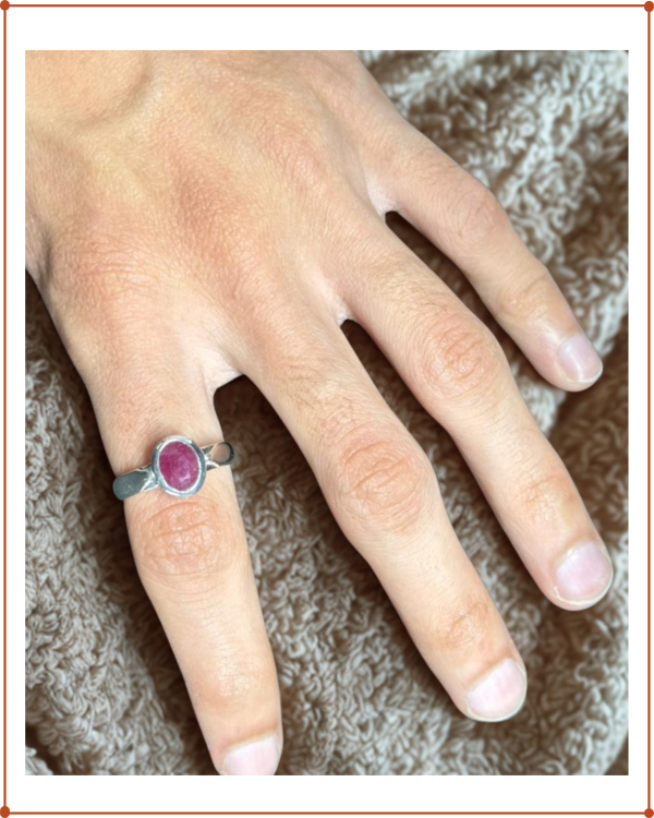 Ruby Ring in 925 Sterling Silver | Size 8 US | Natural Ruby – Javaharat